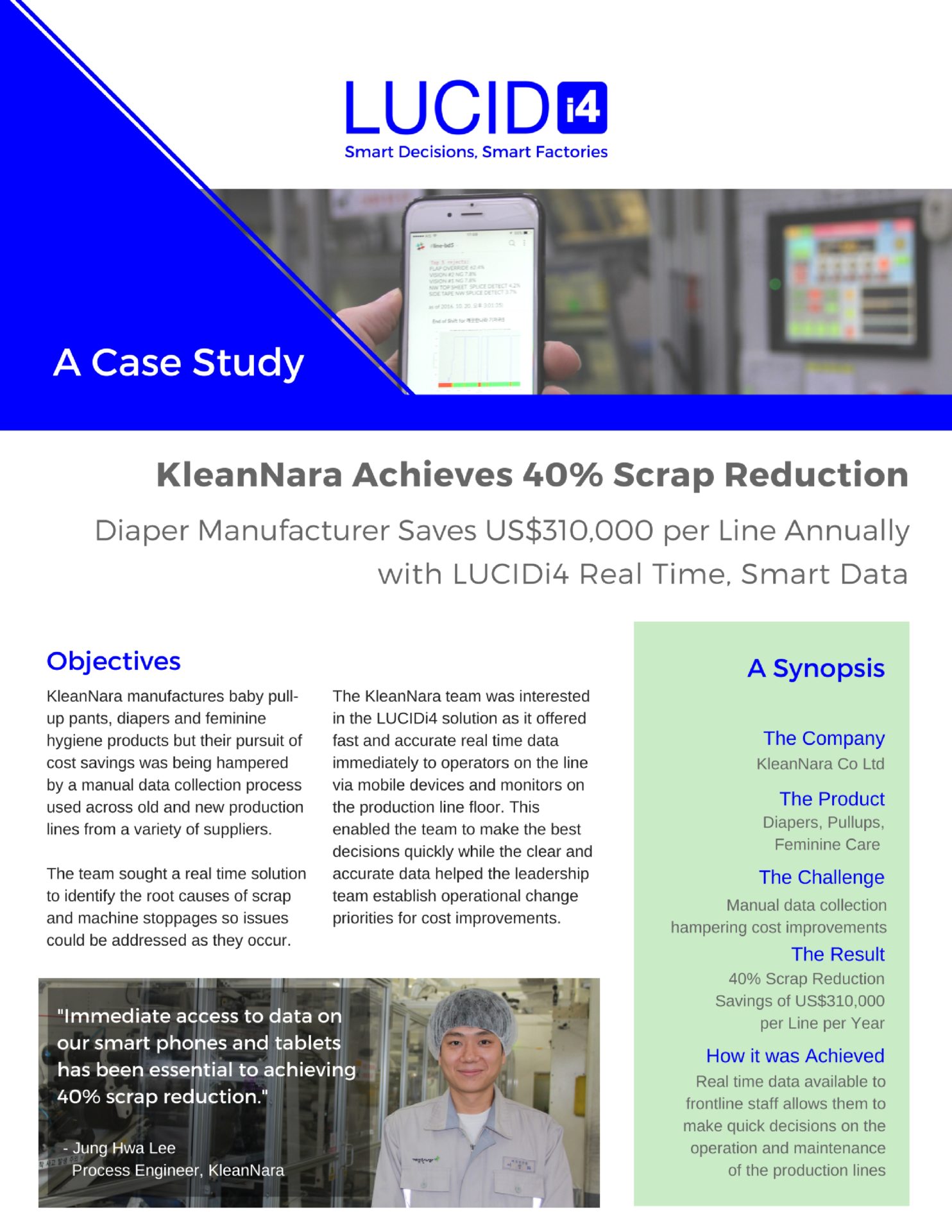 REDUCE SCRAP RATE – LUCIDi4